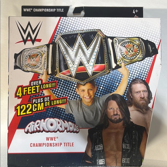 WWE | Toys | The Airnormous Wwe Championship Title Belt Ages 4 | Poshmark